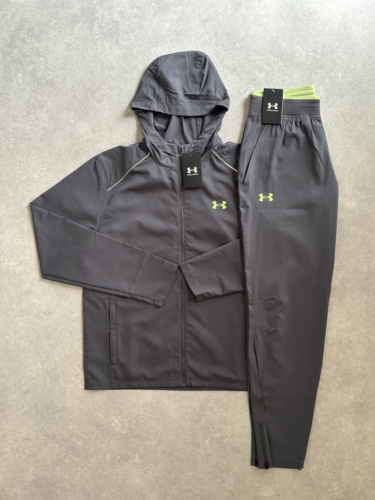 Under Armour Trainingspak Grijs/Geel