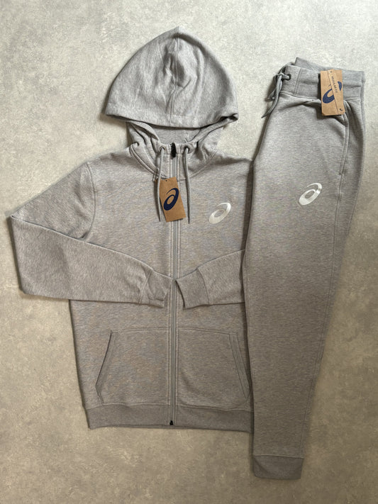 Asics Fleece Trainingspak Grijs