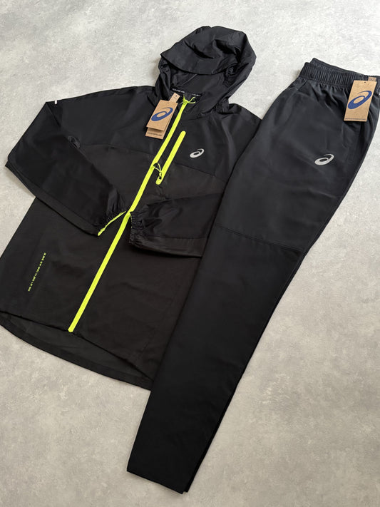 Asics Trainingspak Zwart/Geel